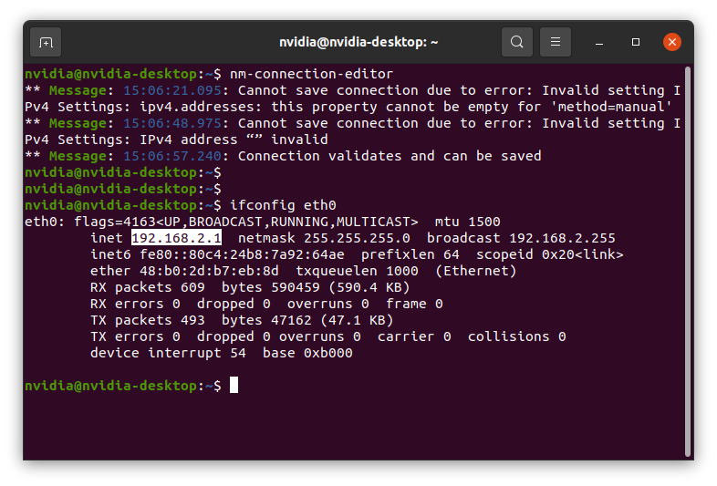 How to Set Static IP for Jetson?
